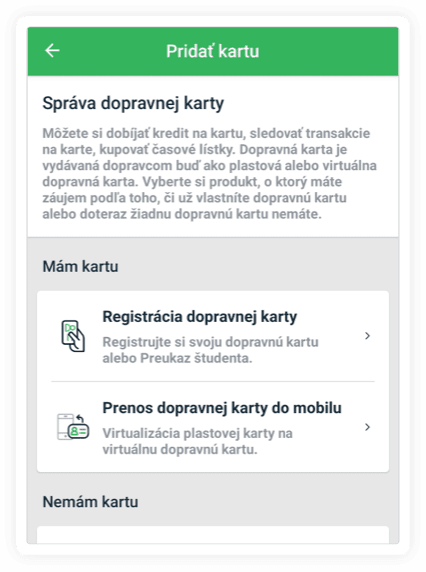 Virtuálna dopravná karta v mobile | DPB
